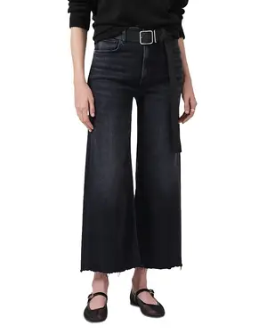 Citizens Of Humanity Lyra High-rise Wide-leg Cropped Jeans - Medallion
