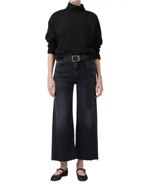 Citizens Of Humanity Lyra High-rise Wide-leg Cropped Jeans - Medallion