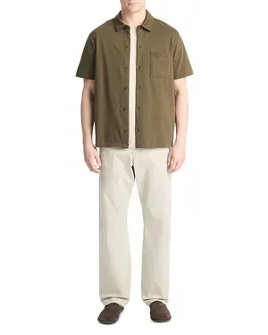 Vince Short Sleeve Pocket Shirt Forest Shadow