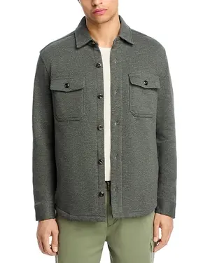 Faherty Brand Inlet Shirt Jacket - Olive Leaf Mélange