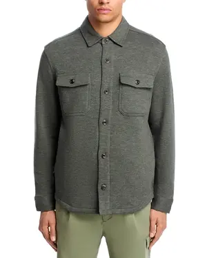 Faherty Brand Inlet Shirt Jacket - Olive Leaf Mélange