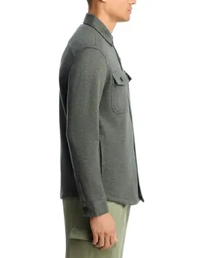 Faherty Brand Inlet Shirt Jacket - Olive Leaf Mélange