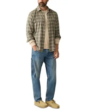 Faherty Brand Coastline Knit Plaid Button Down Shirt Pleasant