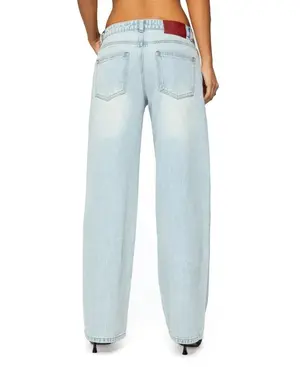 EDIKTED Ace Relaxed Jeans - Blue