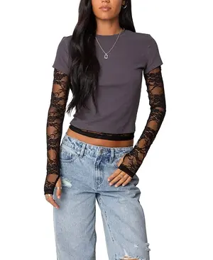 Edikted Criss-cross T-shirts For Women
