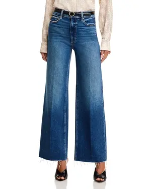Paige Anessa " High-rise Wide-leg Jeans - Arpeggio