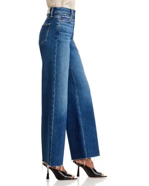 Paige Anessa " High-rise Wide-leg Jeans - Arpeggio