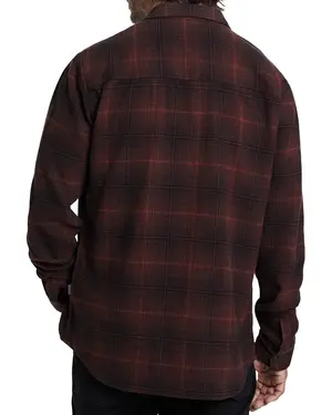 John Varvatos Dario Brushed Plaid Shirt