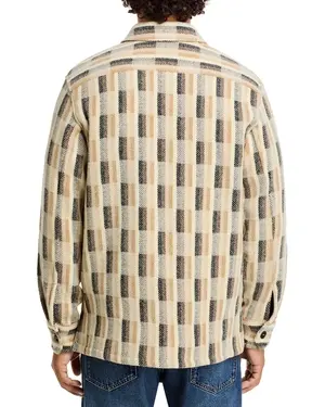 A.p.c. Stanley Regular Fit Wool Shirt Jacket