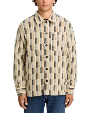 A.p.c. Stanley Regular Fit Wool Shirt Jacket