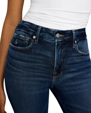 Good American Soft Touch Straight Leg Jeans