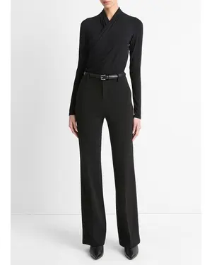 Vince Long Sleeve Wrap Top
