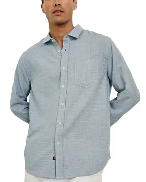 Rails Wyatt Regular Fit Button Front Shirt - Tidal Etch