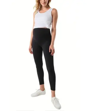MARION Maternity Stretch Leggings With Bump-friendly Phone Pocket
