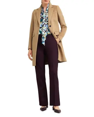 HOBBS LONDON Cavendish Wool Coat - Hobbs Camel