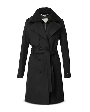 Soia & Kyo Notch Collar Coat - Black