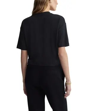Varley Venice Easy Cropped Tee - Black