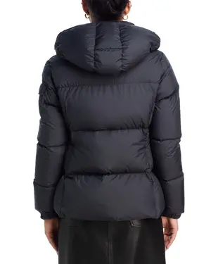 Moncler Fourmines Hooded Down Jacket - Black