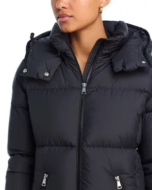 Moncler Fourmines Hooded Down Jacket - Black