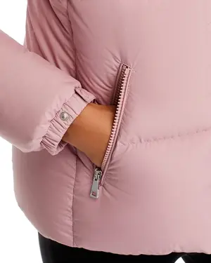 Moncler Fourmines Hooded Down Jacket - Open Pink