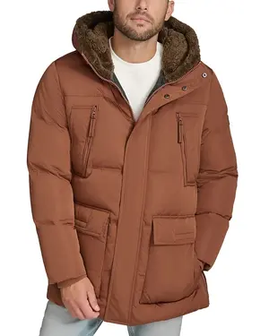 Andrew Marc Faux Fur Coats For Men