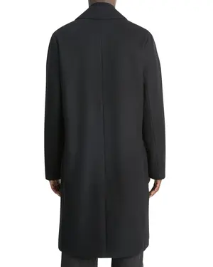 Vince Double-breasted Coat - Black