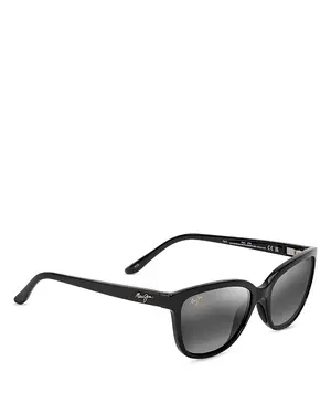 Maui Jim Honi Cat Eye Sunglasses - Shiny Black