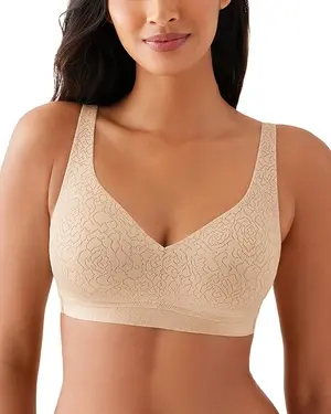 Wacoal Inside Job Side Support Wire Free Bra - Sand