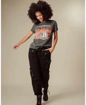 Junk Food Clothing Nfl Cincinnati Bengals Vintage Tee - Black