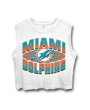 Junk Food Clothing Nfl Miami Dolphins Tank - White