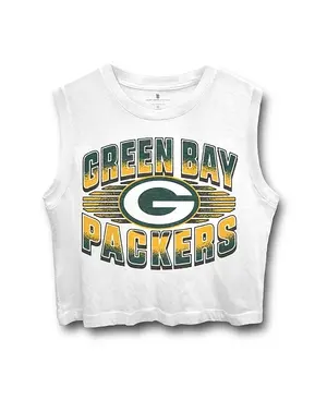 Junk Food Clothing Nfl Green Bay Packers Tank - White