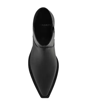 VAGABOND SHOEMAKERS Kelsey Pointed Toe Block Heel Ankle Boots - Black