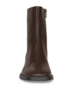 VAGABOND SHOEMAKERS Blanca Square Toe Ankle Boots - Chocolate