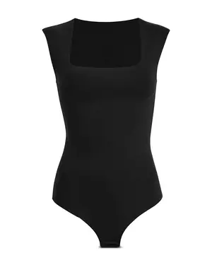Commando Scuba Knit Bodysuit - Black