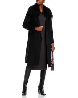 Kobi Halperin Shirley Shearling Collar Coat