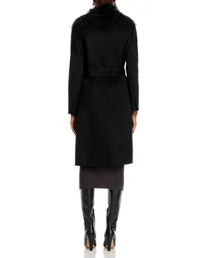 Kobi Halperin Shirley Shearling Collar Coat