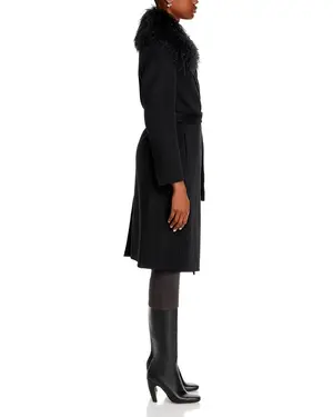 Kobi Halperin Shirley Shearling Collar Coat
