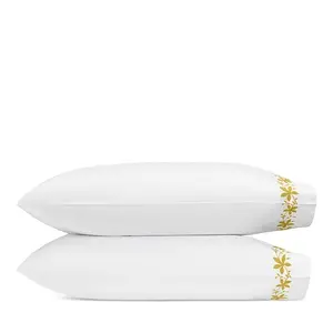 MATOUK Callista Standard Pillowcase Set - Lemon