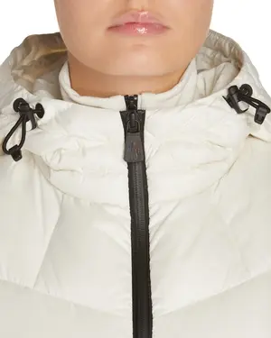 Moncler Padded Wool Puffer Cardigan - Natural