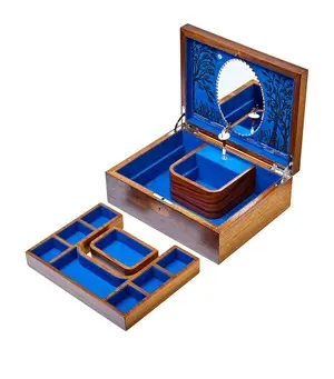 Wolf Ballet Musical Jewellery Box - Brown