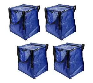 DURASACK Set Of 4 Endless Use Storage Totes Wit Zipper Top - One-color