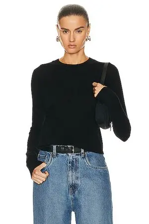 Eterne Francis Cashmere Sweater - Black