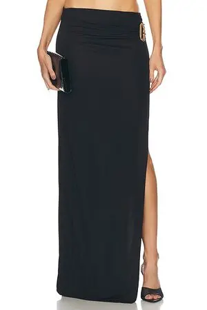 Casablanca Draped Maxi Skirt
