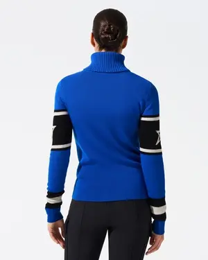 Perfect Moment Apres Merino Wool Sweater - True-indigo
