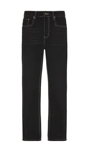 HOUSE OF SUNNY 13oz Carpenter Straight Leg Jeans - Jet Black Wash