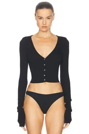 Eterne Cropped Cardigan