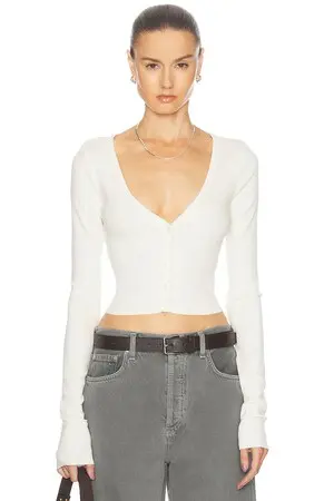 Eterne Cropped Cardigan - Cream