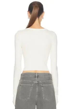 Eterne Cropped Cardigan - Cream