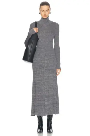 Moncler Turtleneck Knit Dress