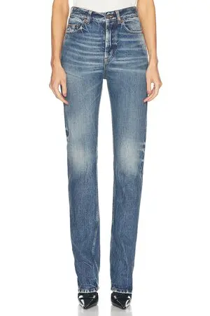 Saint Laurent Distressed Jeans For Women